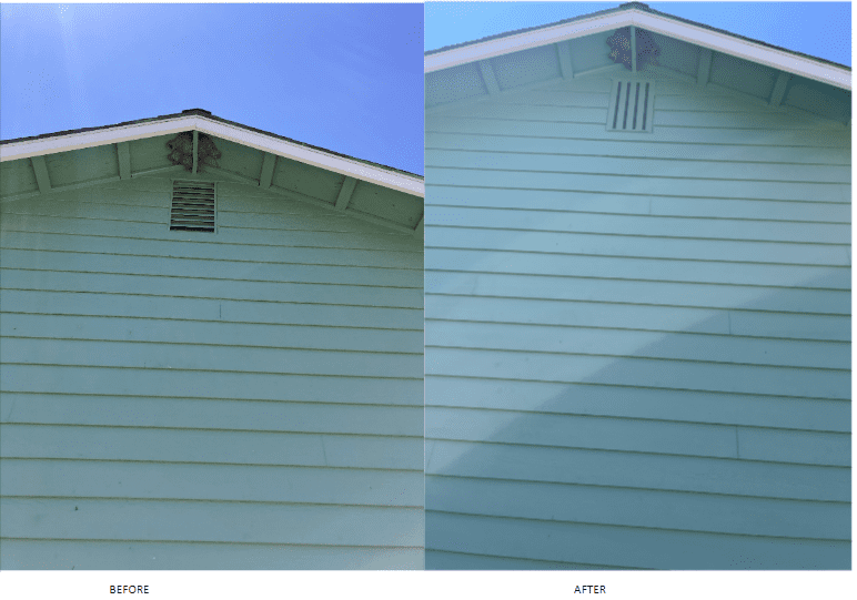 Gable before & after-Lckron - Brandguard Vents